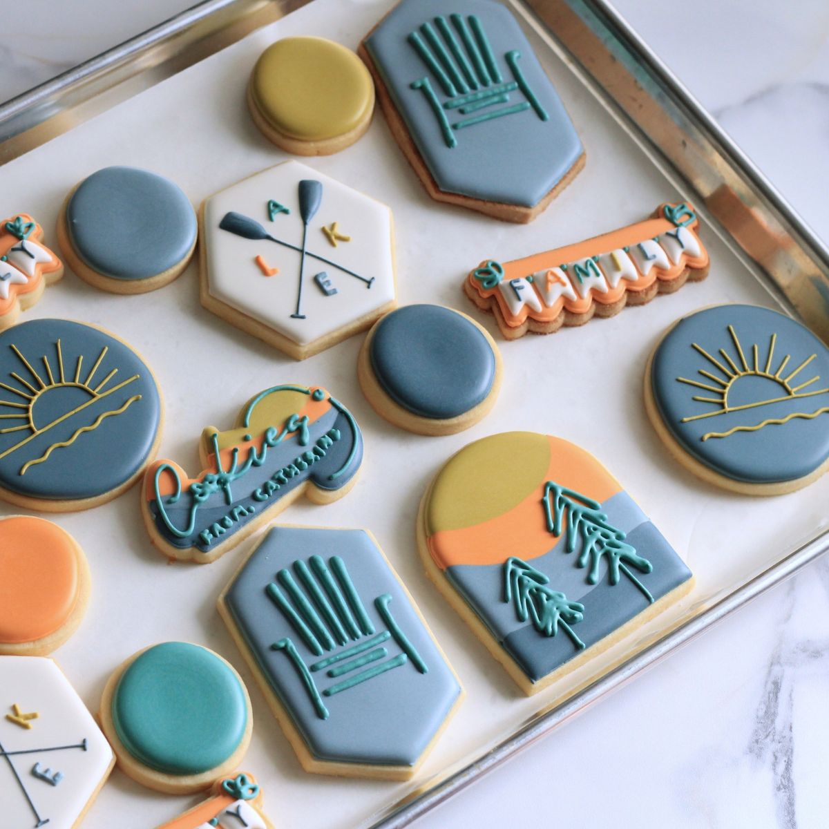 How To Decorate Sugar Cookies with Royal Icing - The Handcrafted Cookie